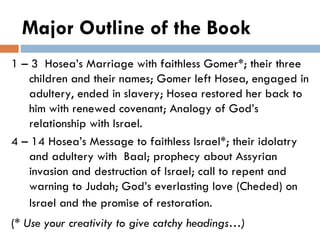 Hosea Outline
