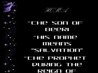 Prophet Hosea | PPT