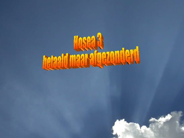 Hosea 3 | PPT