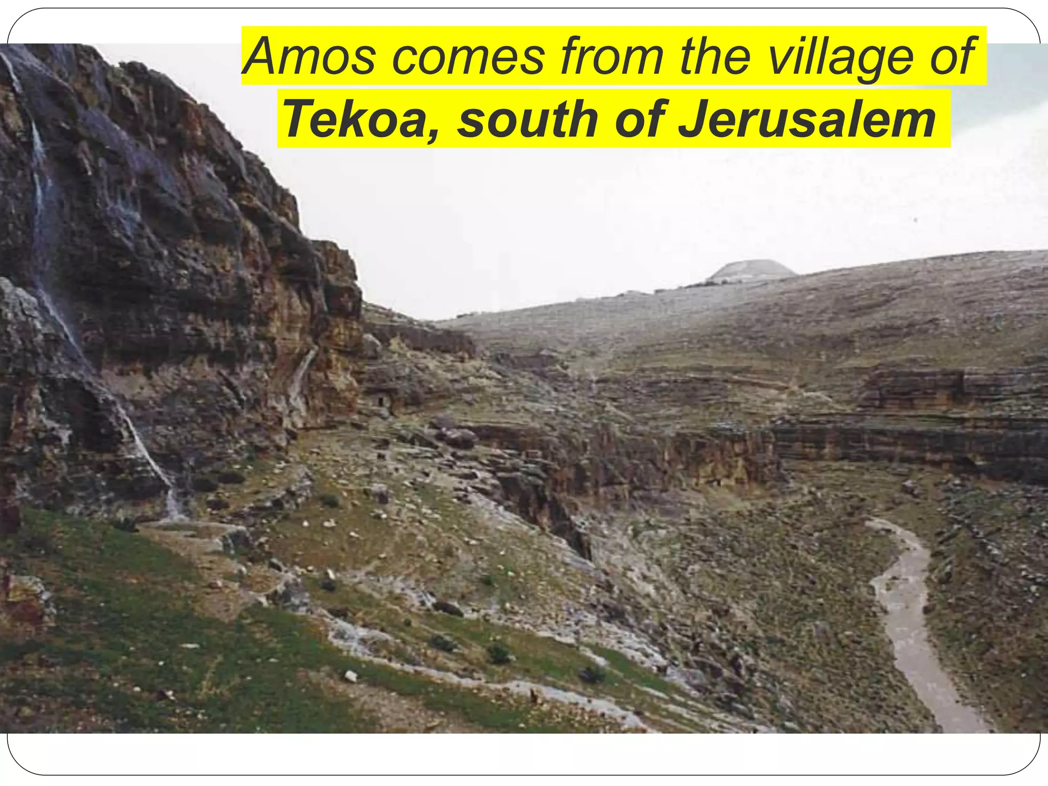 Minor Prophets: Hosea & Amos | PPTX