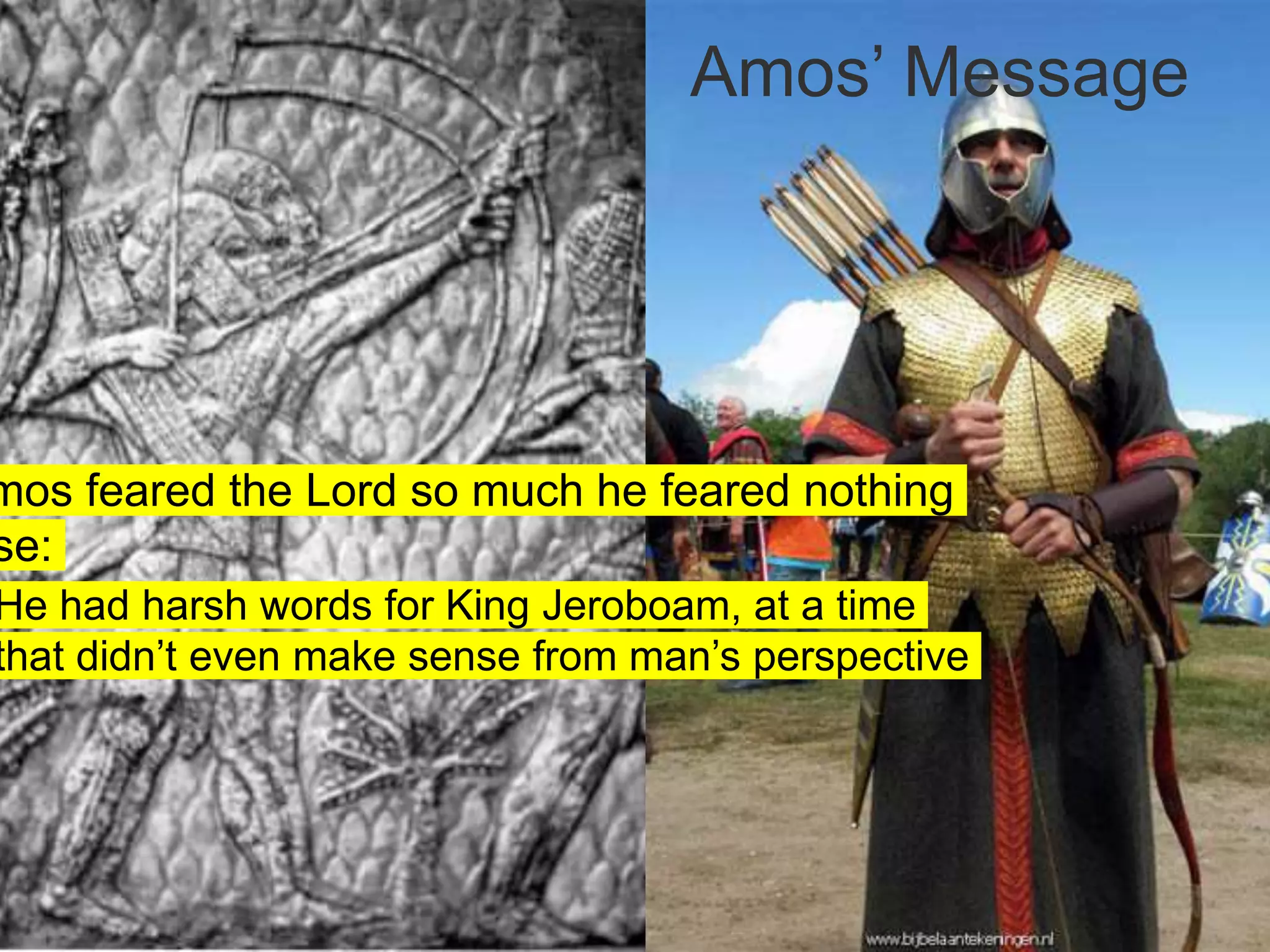 Minor Prophets: Hosea & Amos | PPTX