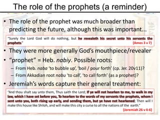 Minor Prophets: Hosea & Amos | PPTX