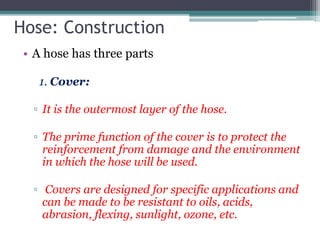 HOSE FABRICS AND ITS APPLICATIONS AREAS AND USES | PPTX