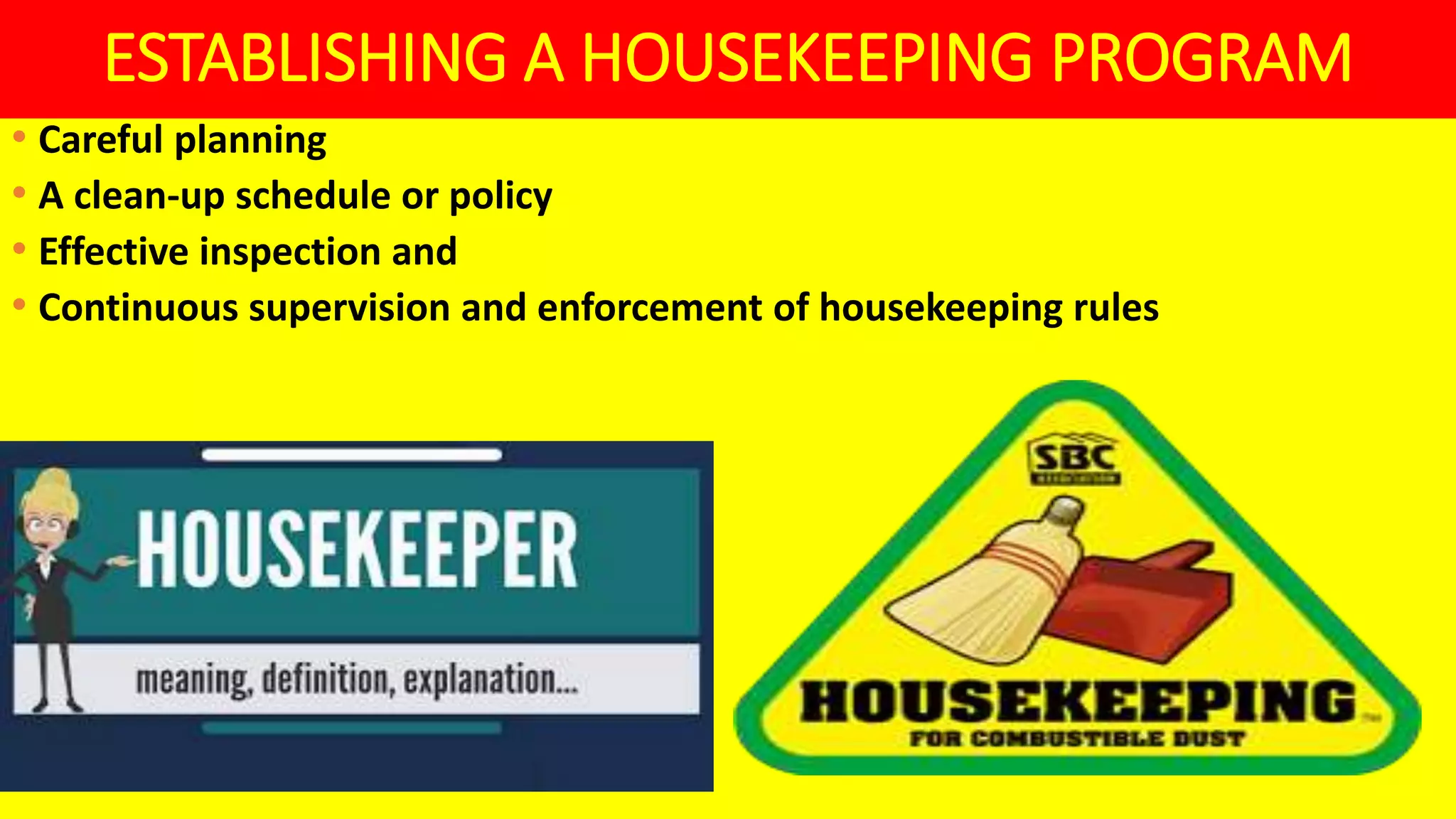 Housekeeping PowerPoint | PPTX