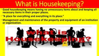Housekeeping PowerPoint | PPTX