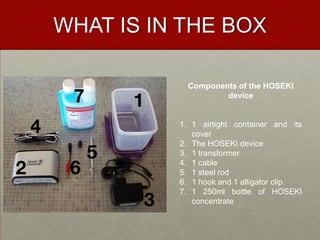 Hoseki, the cleaning solution for your jewels | PPT