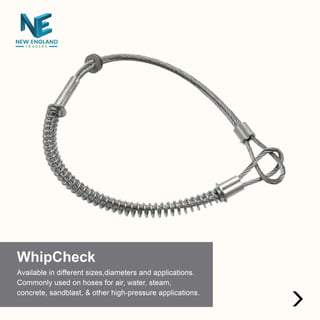 Hose Safety - WhipCheck, Whip Stops, Hose hobbles, Red Iron Slings | PDF