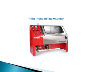 Hose test bench ppt | PPTX | Technology & Computing
