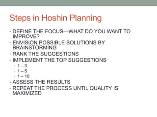Hoshin kanri | PPTX