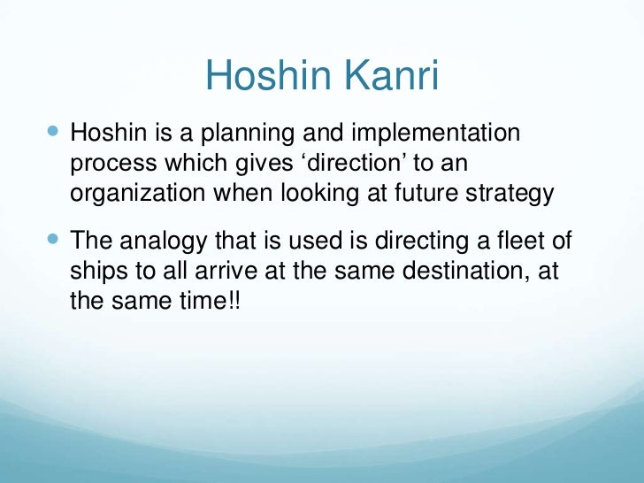 Hoshin planning presentation