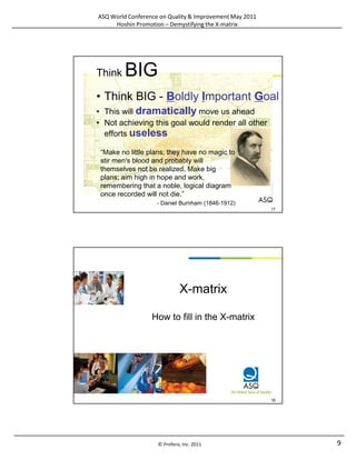Hoshin promotion demystifying the x-matrix - manos | PDF | Strategy ...