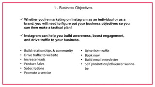 Your Complete Guide to Instagram Marketing + Special Tool Kit! | PPTX