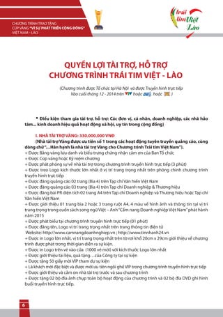 HỒ SƠ CÚP VSPTCD TRÁI TIM VIỆT - LÀO | PDF
