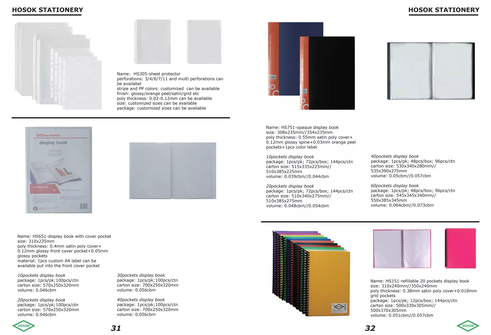 Hosok stationery catalogue | PDF