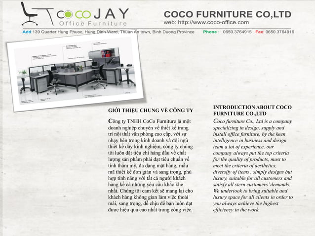 Ho so nang luc cong ty coco đã sửa | PDF