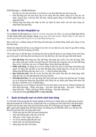 Hồ sơ RVX Manager | PDF