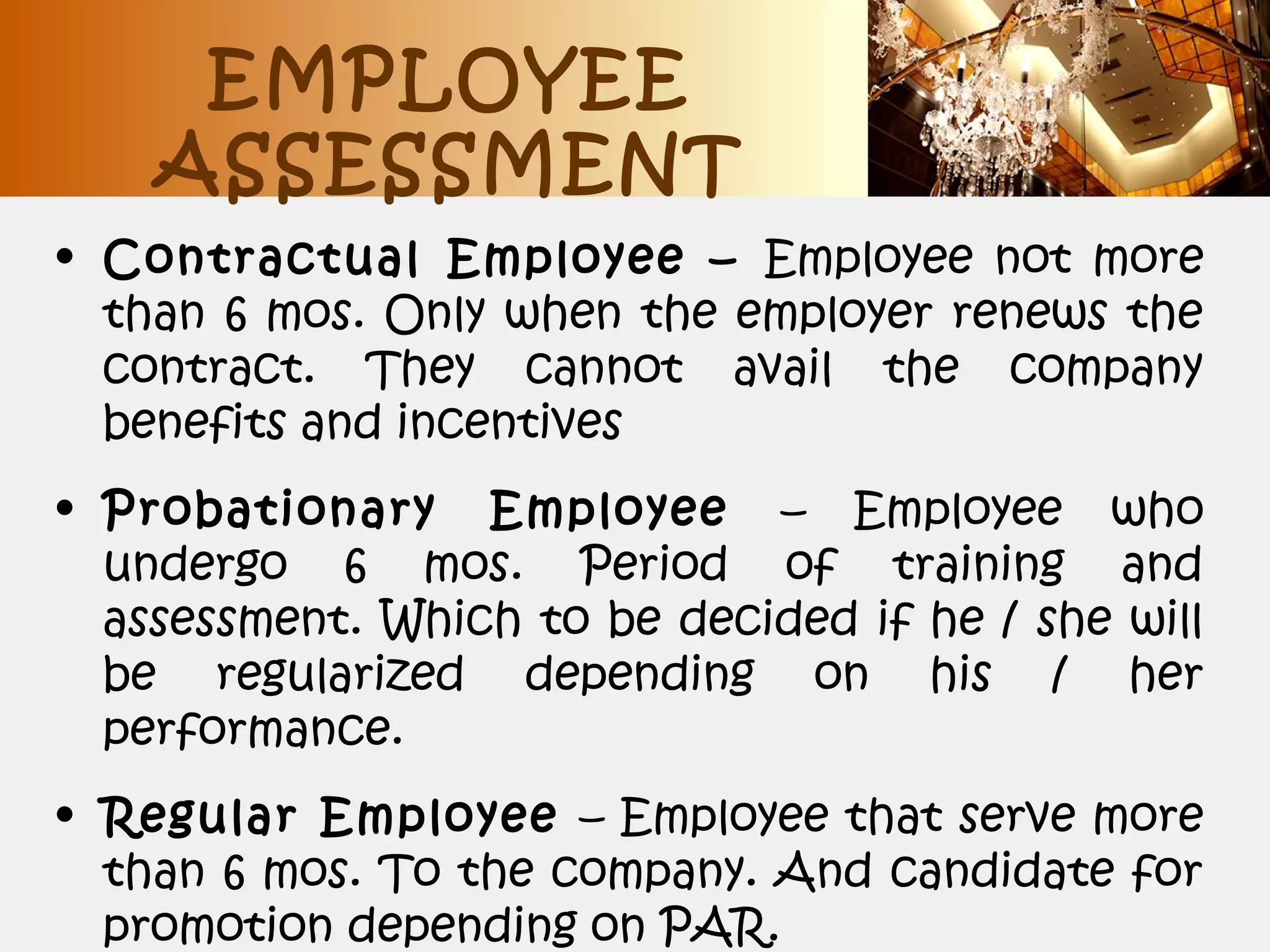 HOSPITALITY OPERATIONAL MANAGEMENT | PPT