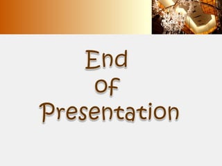 HOSPITALITY OPERATIONAL MANAGEMENT | PPT