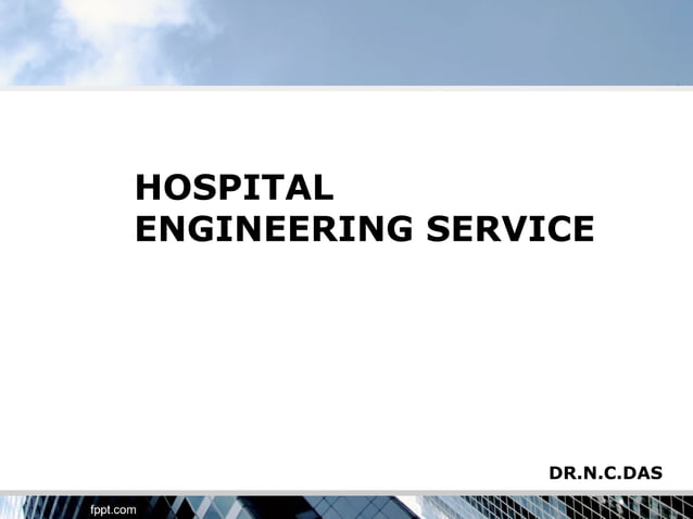 Hospital. engineering service | PPT