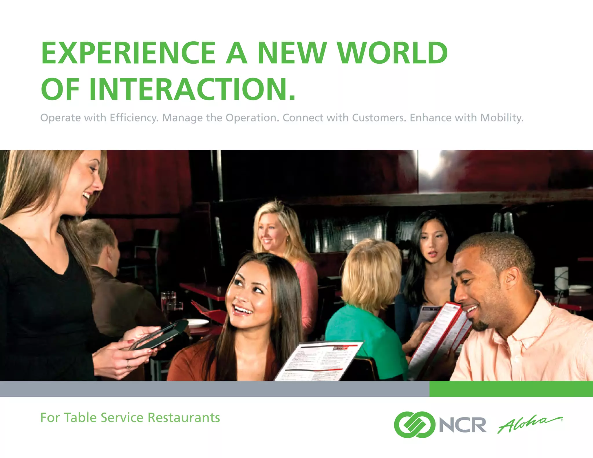 NCR Aloha Solutions for restaurants | PDF