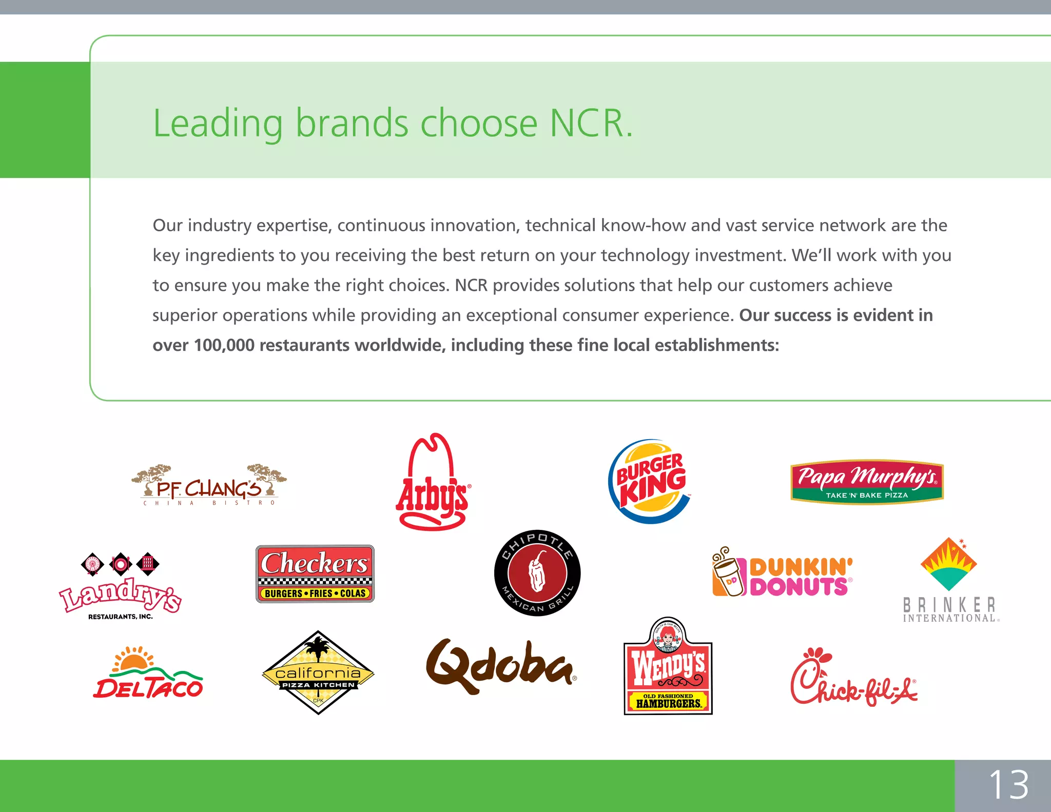 NCR Aloha Solutions for restaurants | PDF