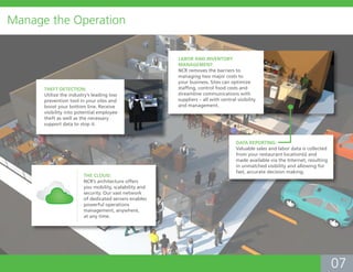 NCR Aloha Solutions for restaurants | PDF