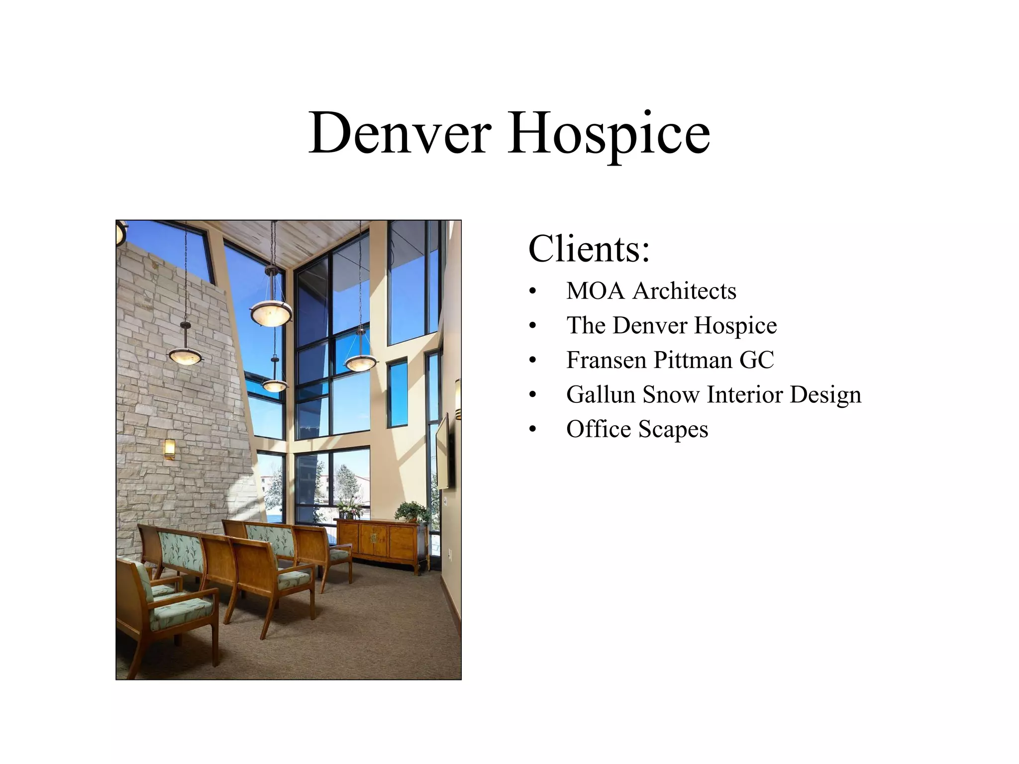 Hospice of Metro Denver | PPT