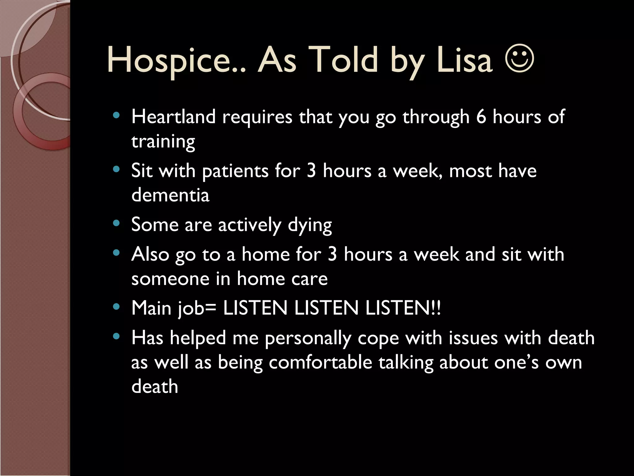 Hospice ethics presentation | PPT