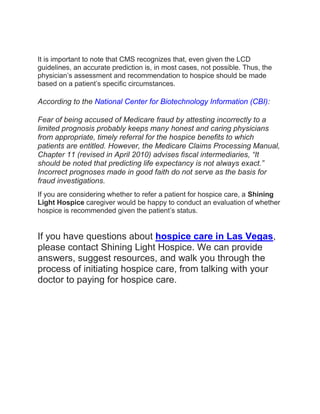 Hospice Guidelines | PDF