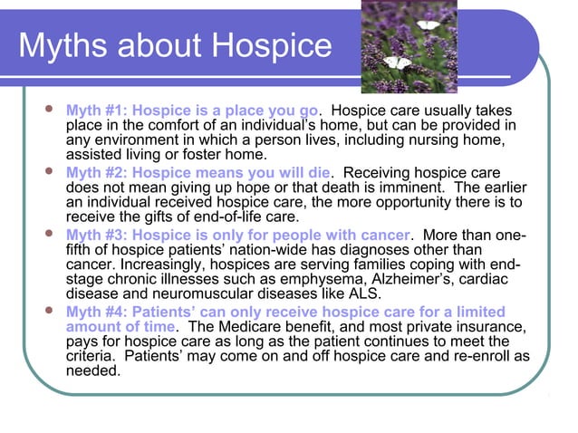 Hospice tutorial | PPT