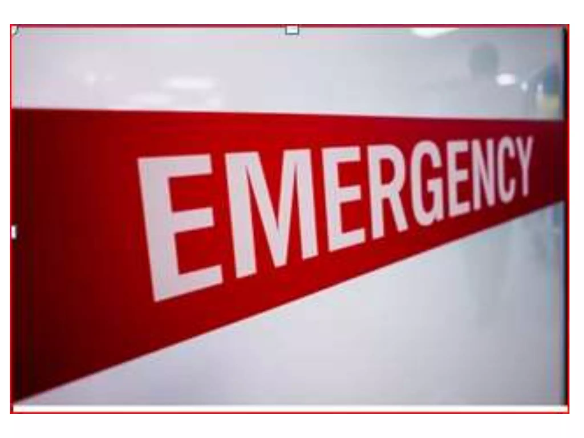 Hospita emergency set up in hospital final | PPT