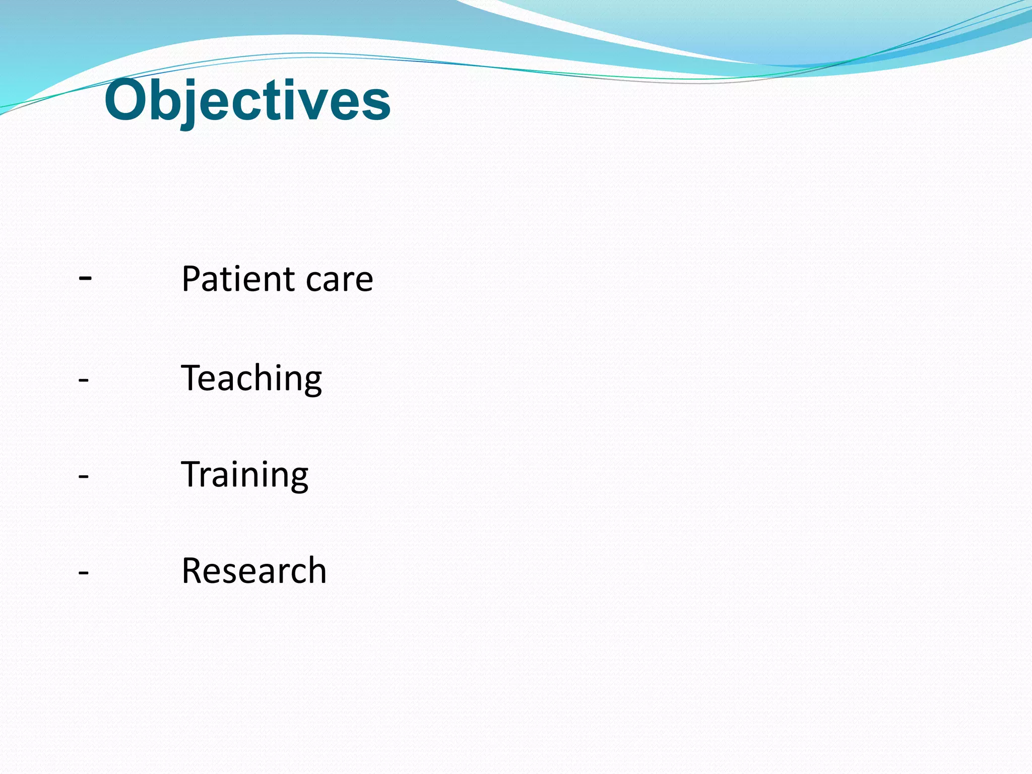 Hospital: Succinct Background | PPTX