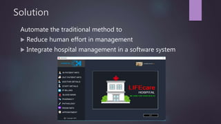 Hospital and-medical-store-management-system | PPTX