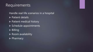 Hospital and-medical-store-management-system | PPTX