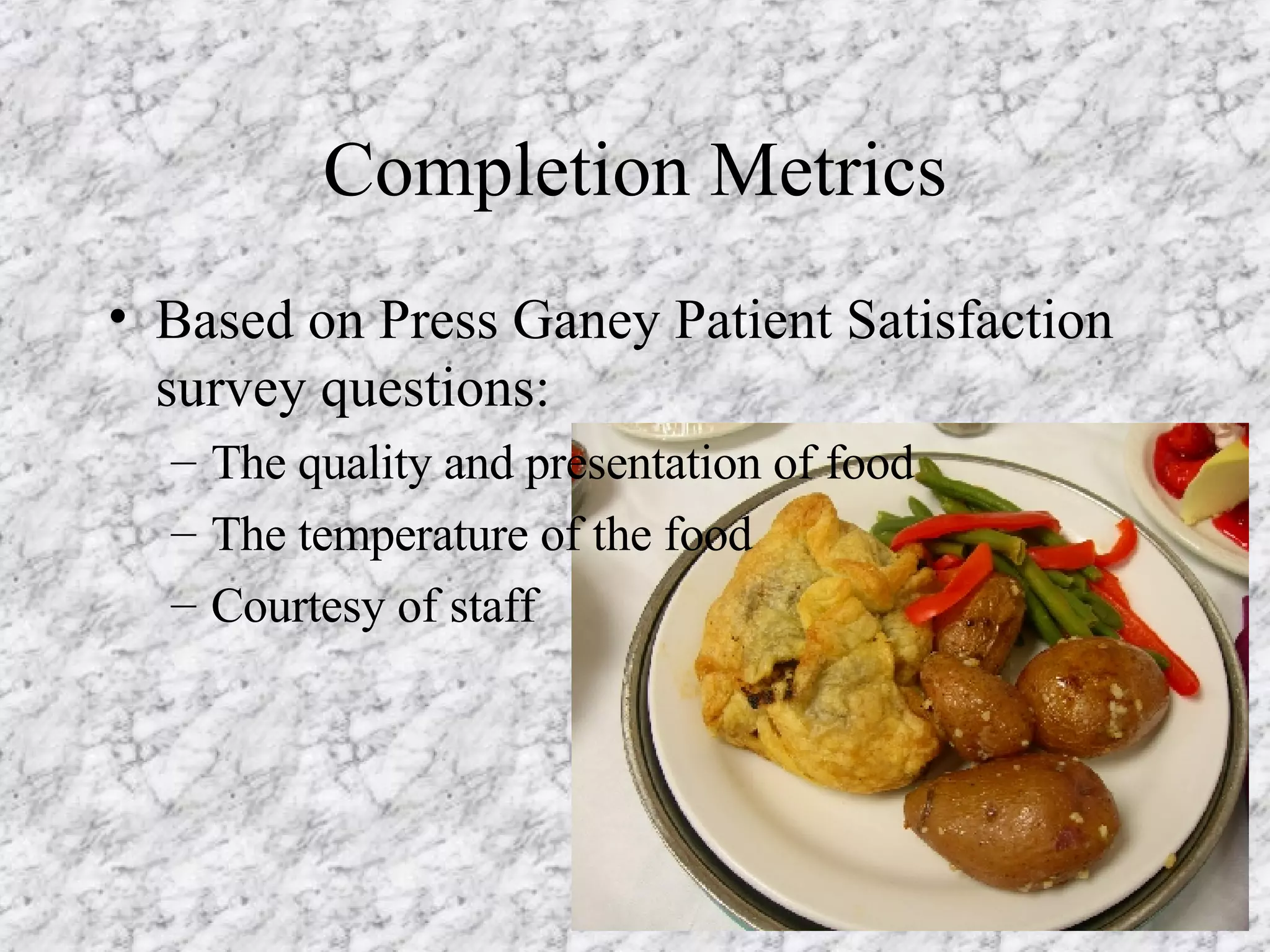 Hospital Based Room Service | PPT