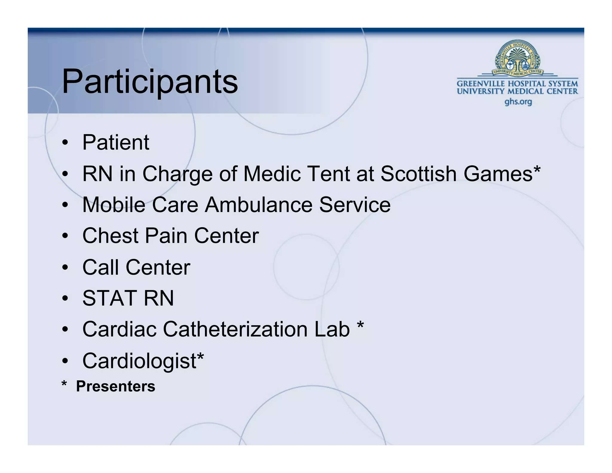 Hospital EMS Case Review STEMI Meeting | PDF