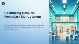 Hospital-Formulary-A-Guide. Power point presentation | PPT
