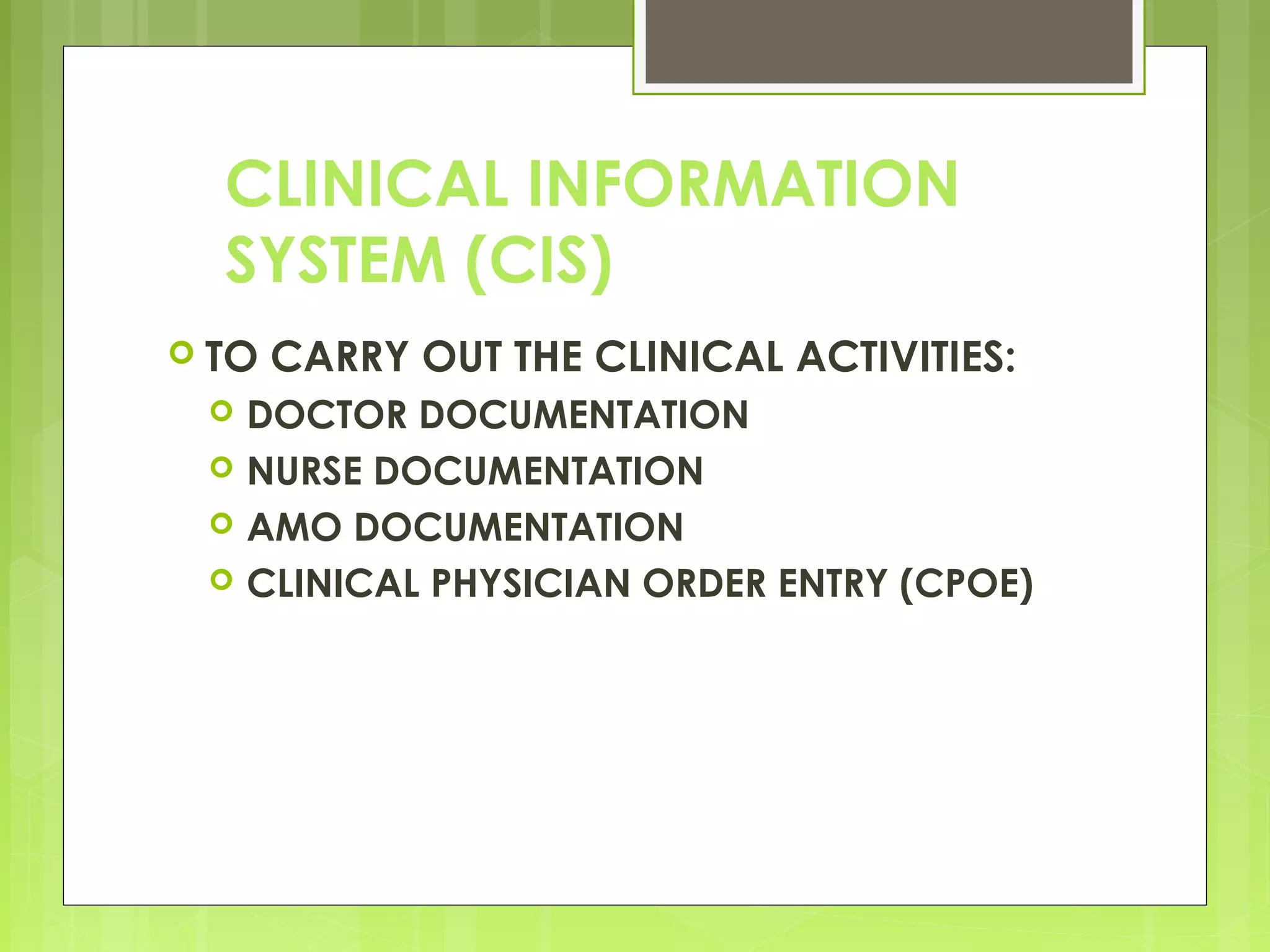 Hospital information-system-his | PPT