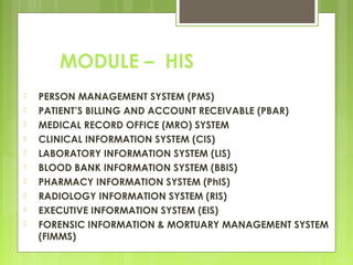 Hospital information-system-his | PPT