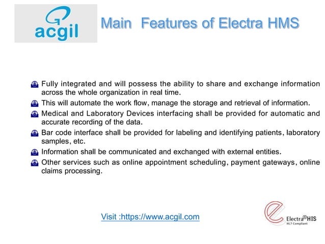 Hospital Management Software | Electra | PPT