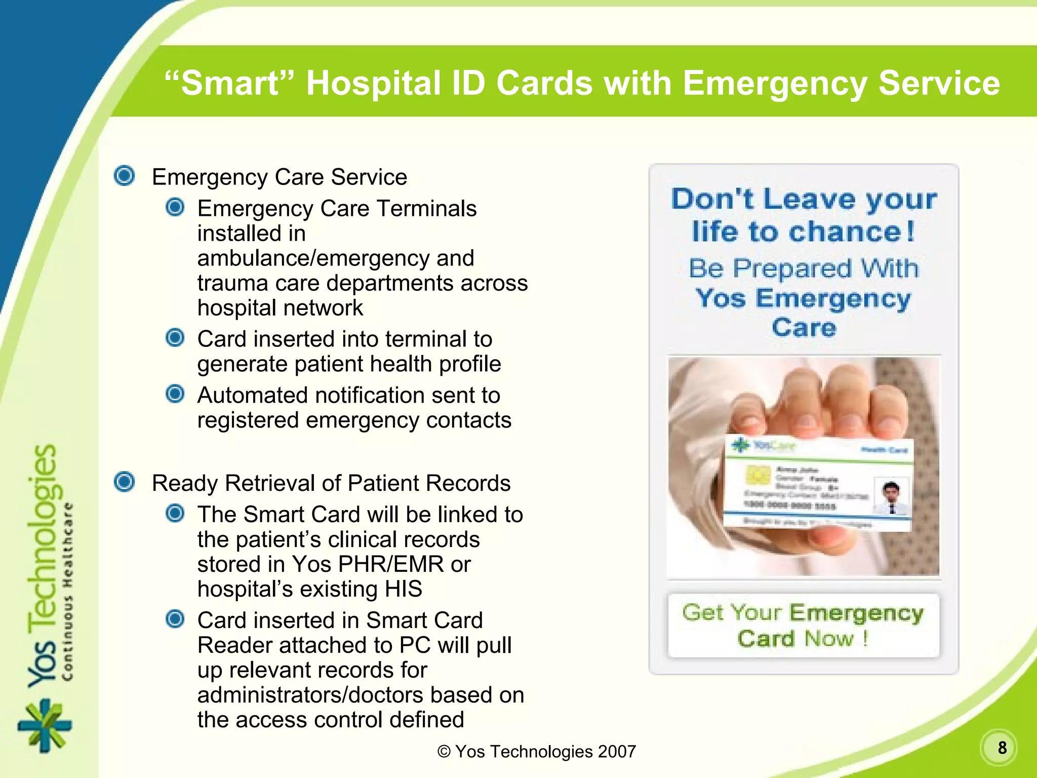 How SmartCards can improve hospital productivity | PPT