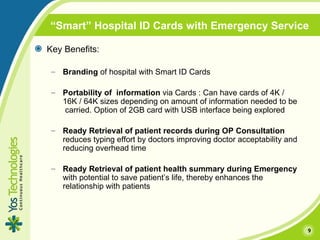 How SmartCards can improve hospital productivity | PPT