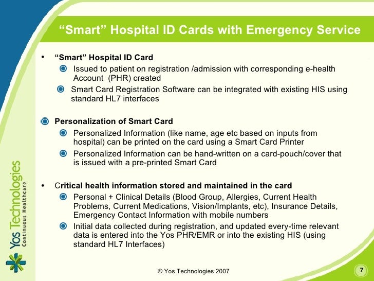How SmartCards can improve hospital productivity