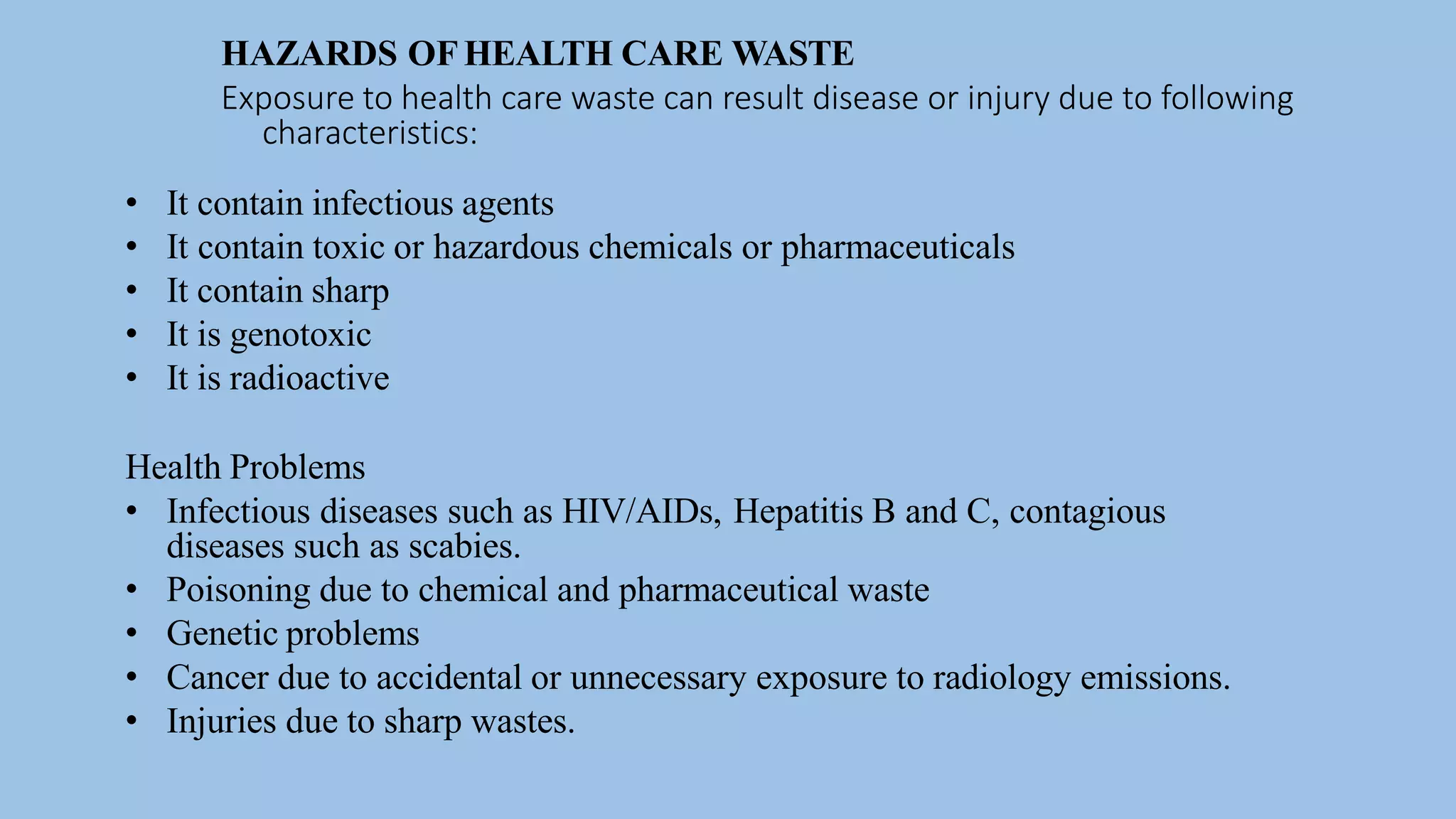 Hospital Waste Management | PPTX