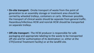 Hospital Waste Management | PPTX