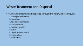 Hospital Waste Management | PPTX