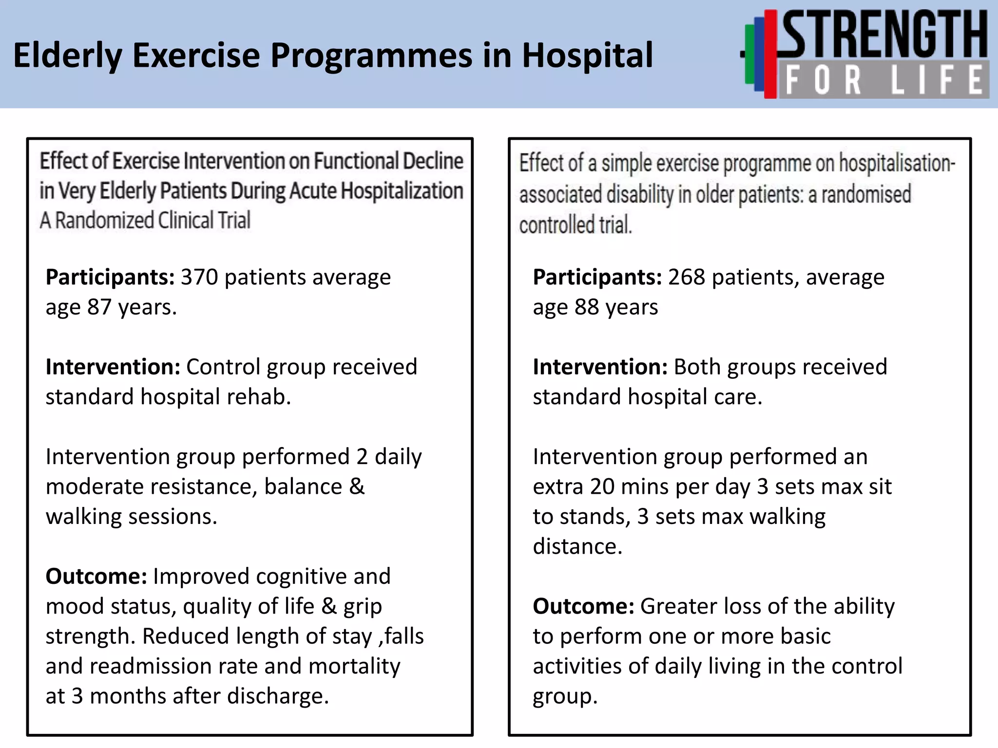 Hospital Acquired Deconditioning in Older Adults | PPTX