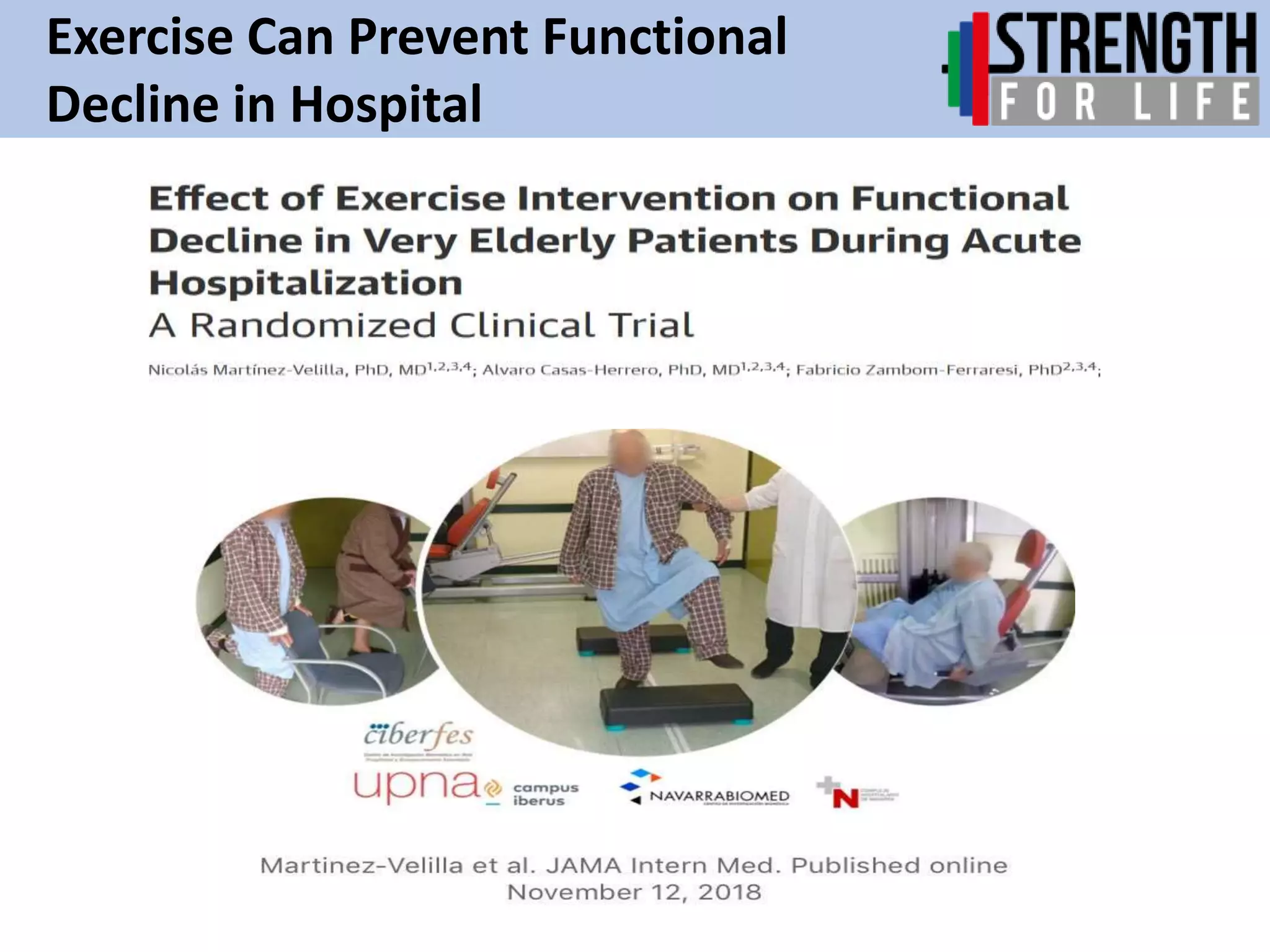 Hospital Acquired Deconditioning in Older Adults | PPTX