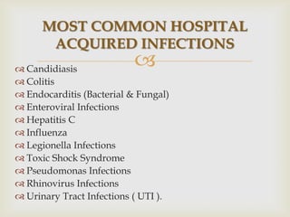 Hospital acquired infection | PPTX