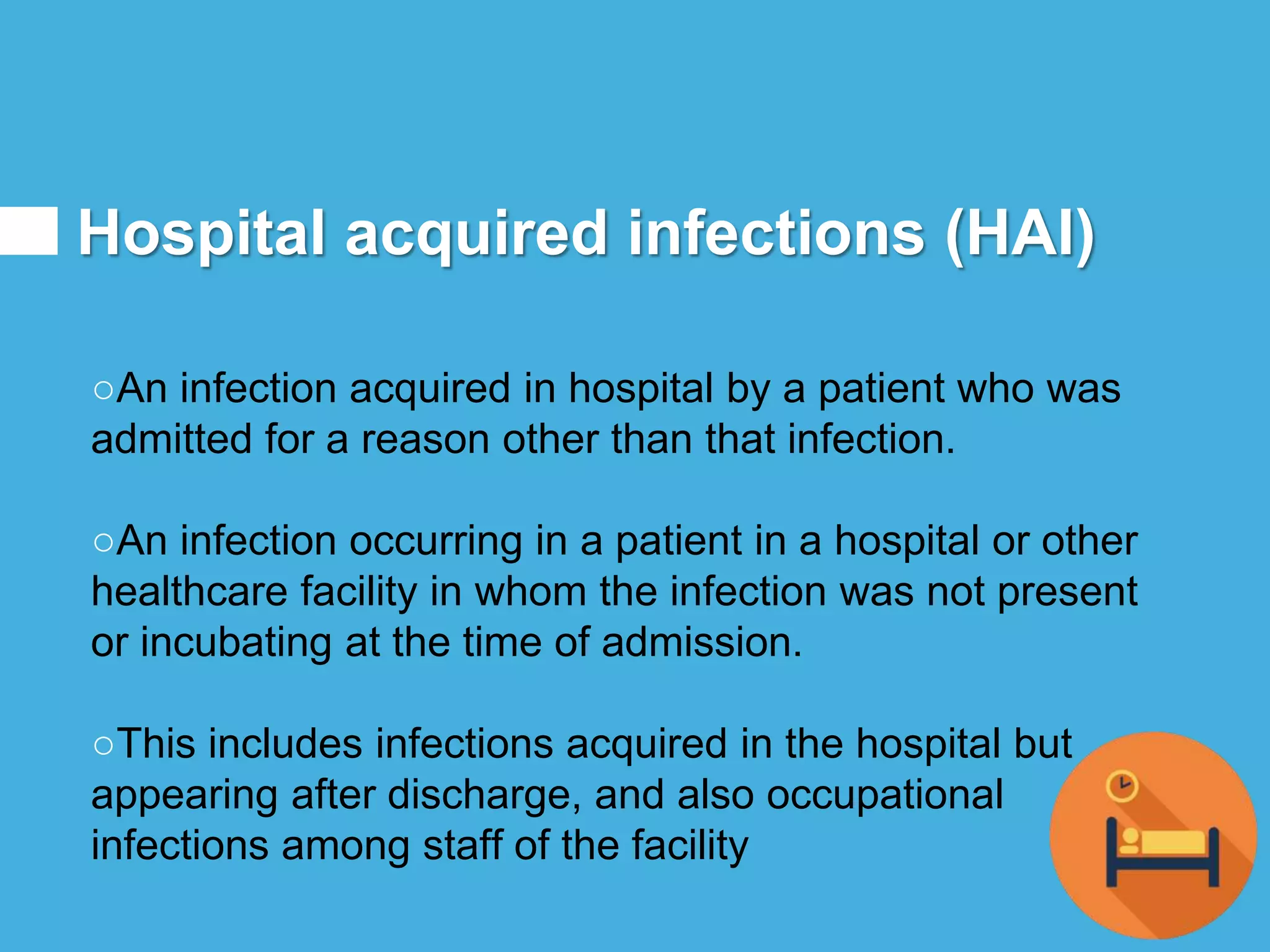 Hospital acquired infection and its prevention | PPTX